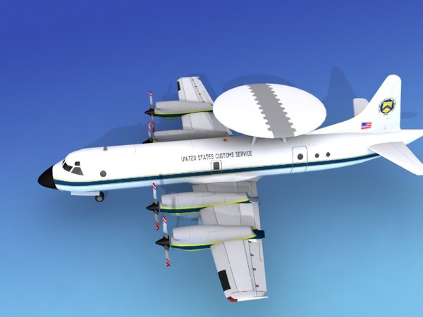 3d orion lockheed p-3 model