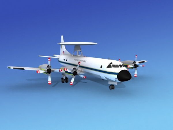 3d orion lockheed p-3 model