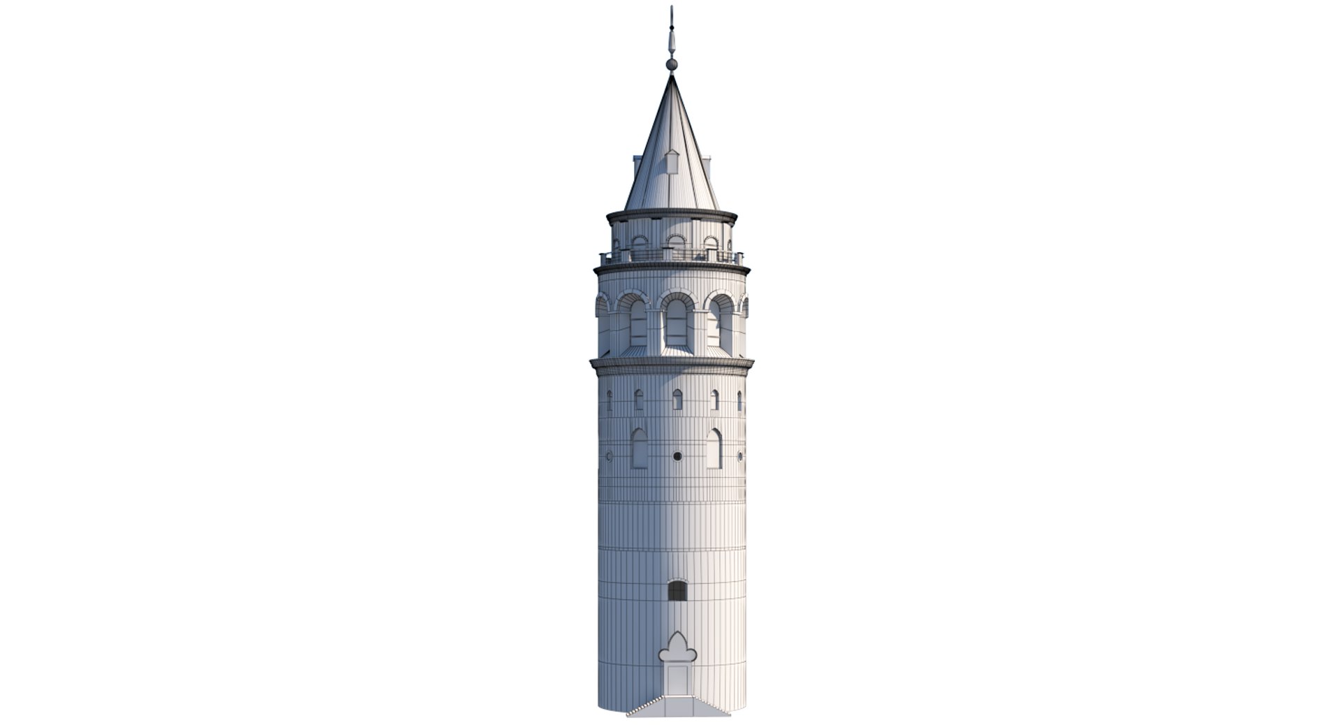 3D Medieval Tower Model - TurboSquid 1236283