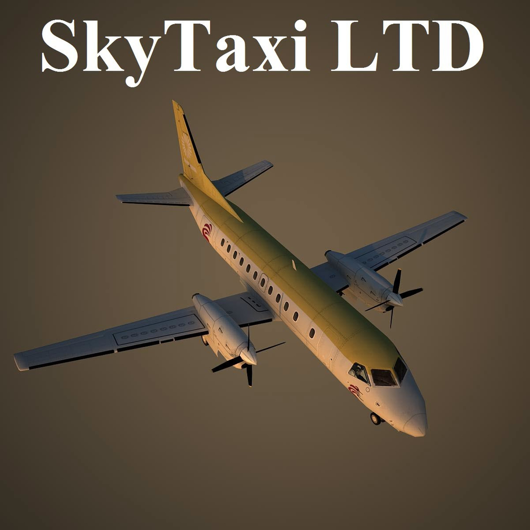 3ds Max Saab 340