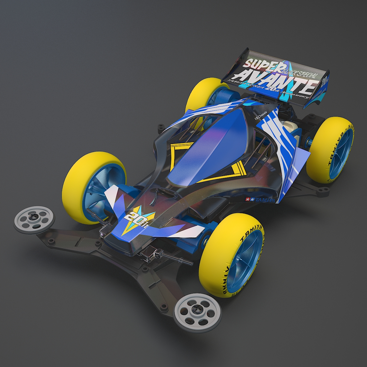 3D avante super vs chassis - TurboSquid 1475984