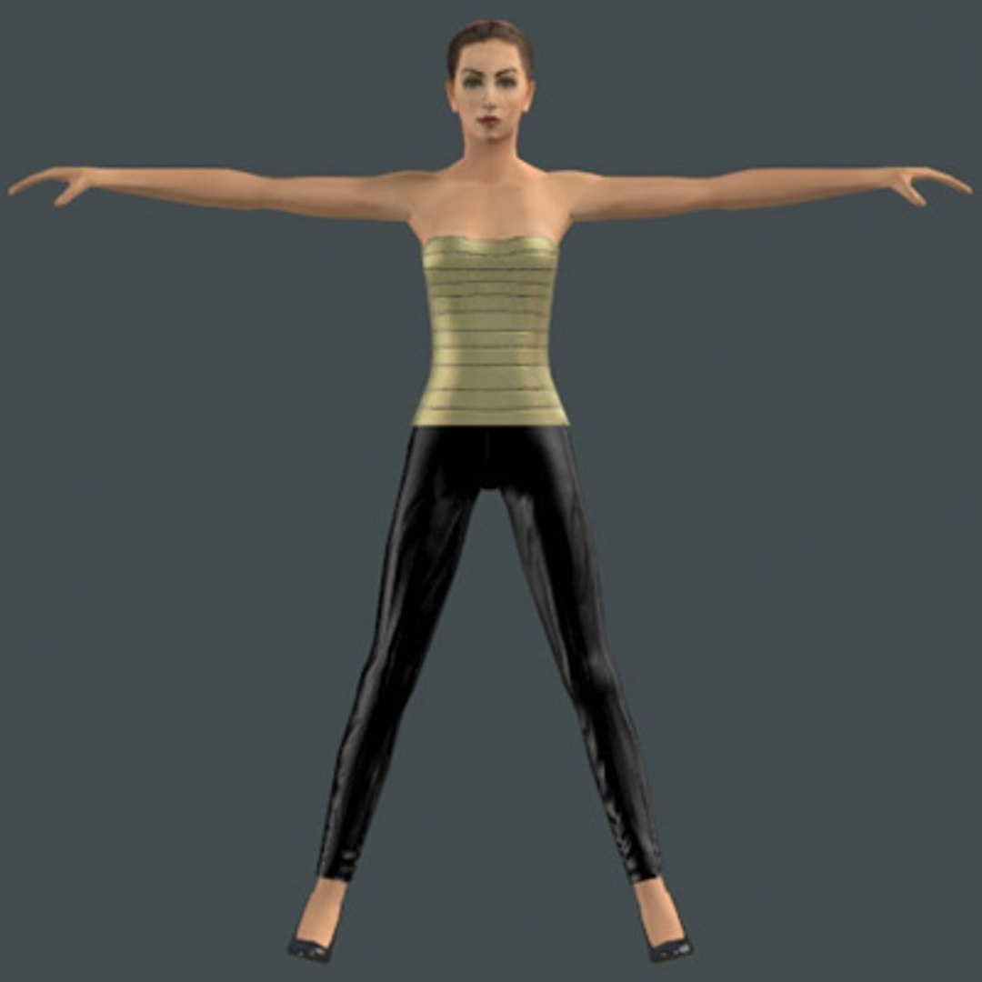 3ds Max Humans Dress Res