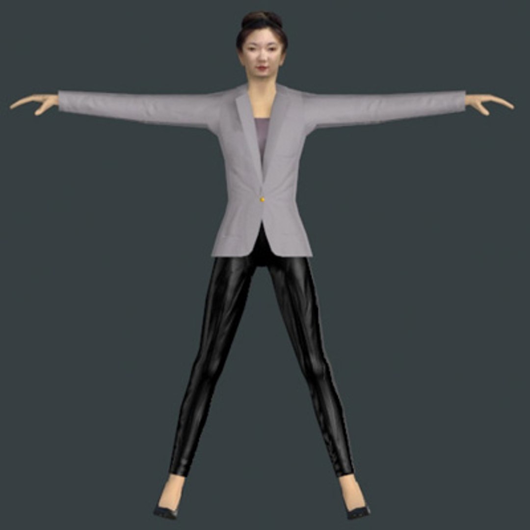 3ds Max Humans Dress Res