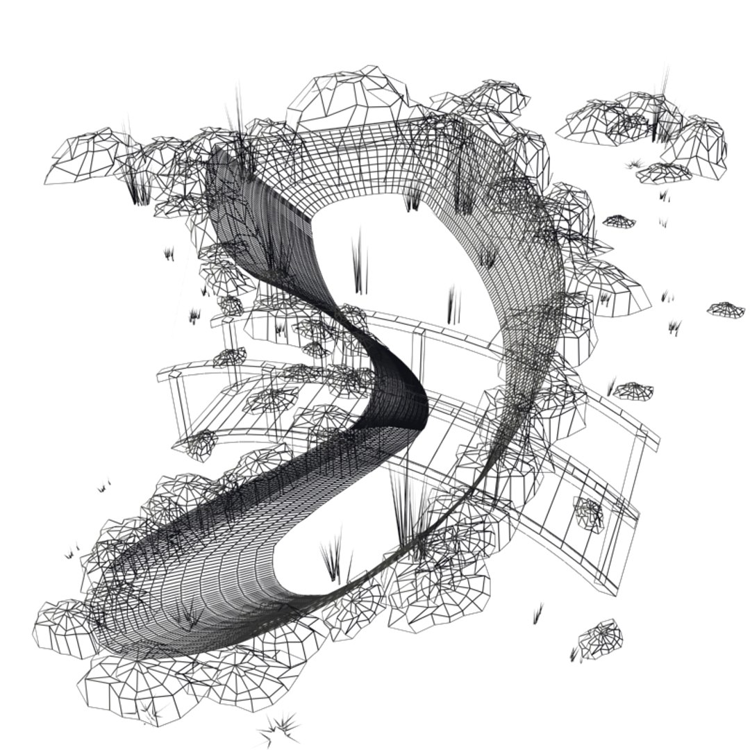 3d Pond Modelled Model