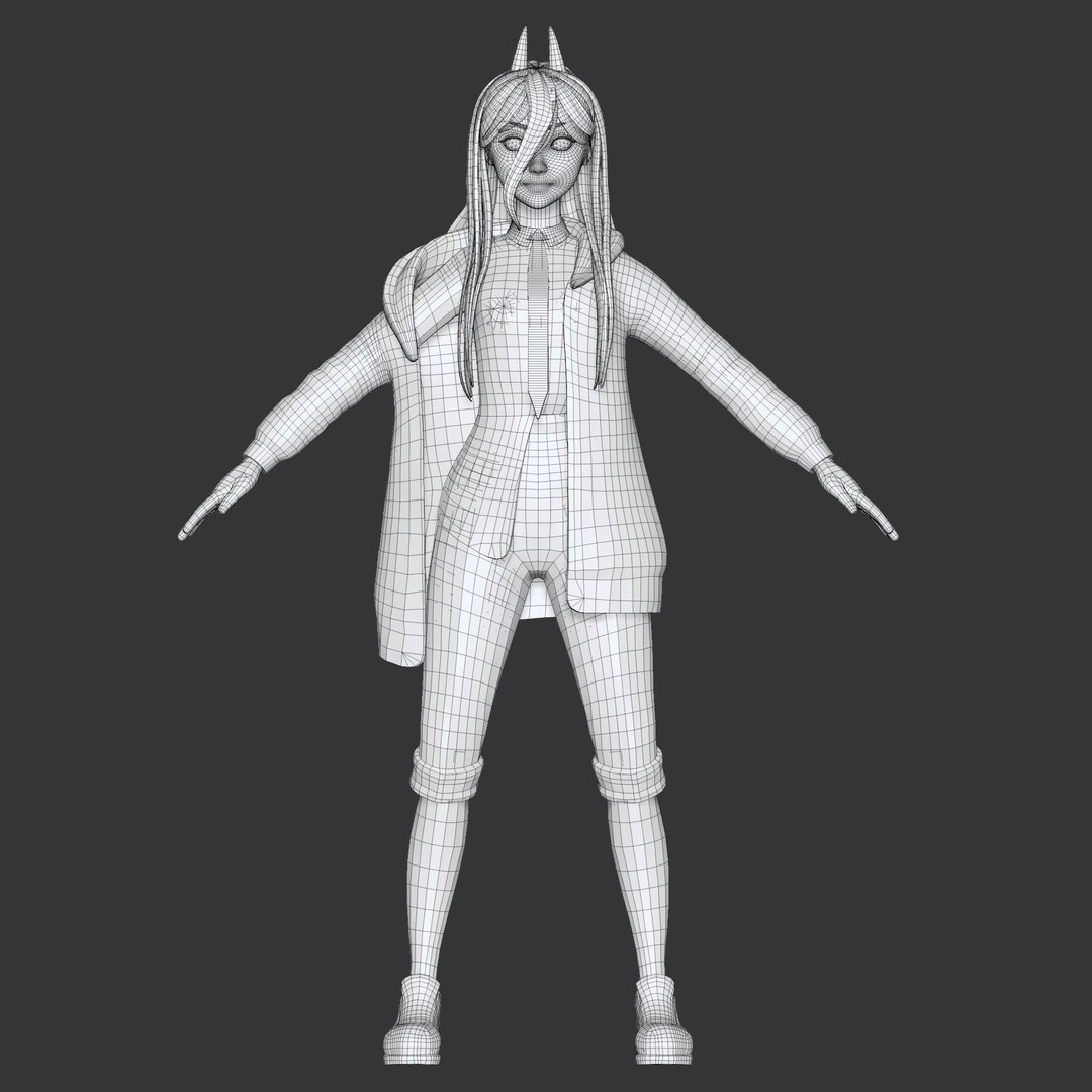 3D Model Power - Chainsaw Man - TurboSquid 2070509