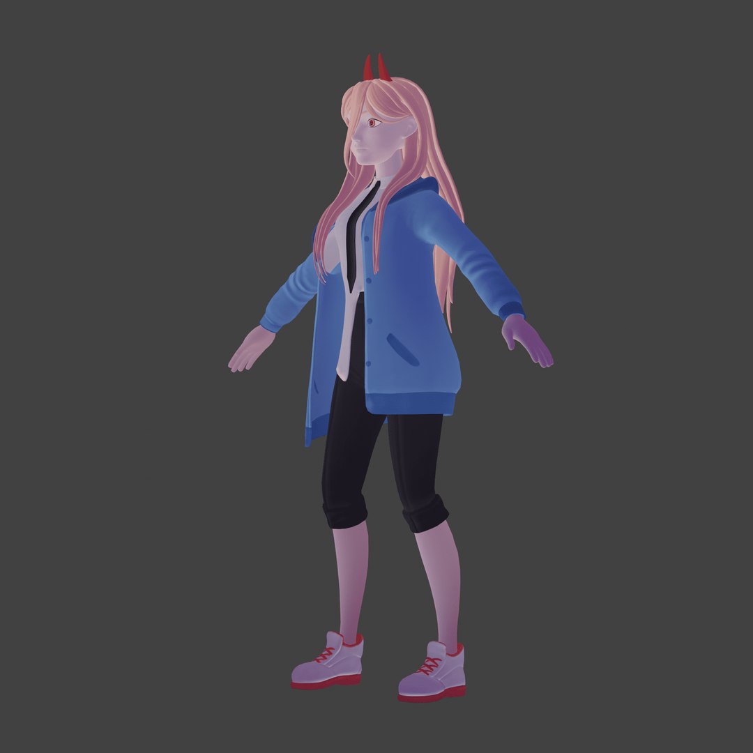 3D Model Power - Chainsaw Man - TurboSquid 2070509