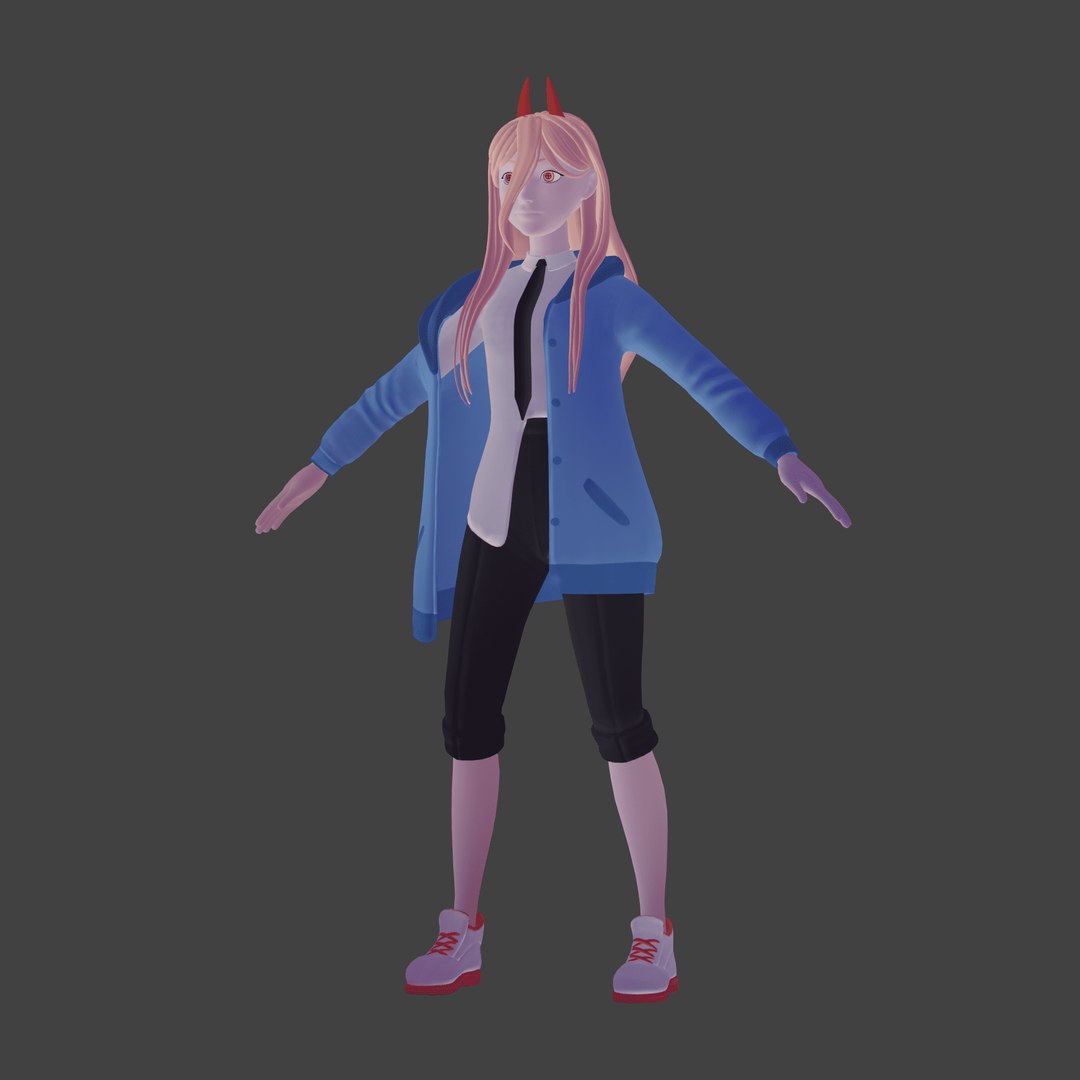 3D Model Power - Chainsaw Man - TurboSquid 2070509