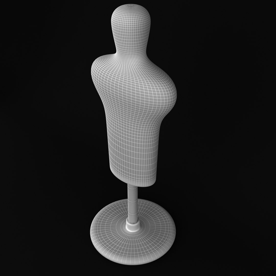 3d model punching dummy