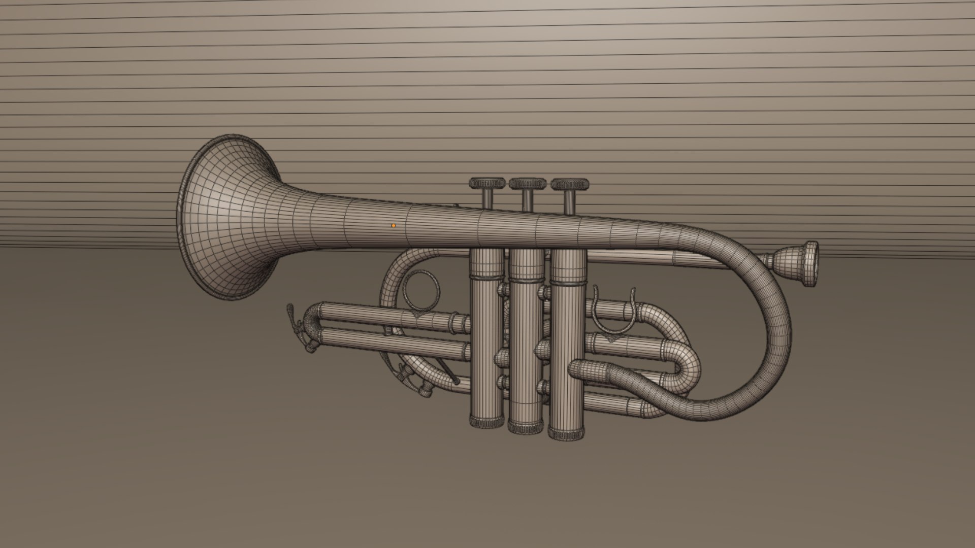 Cornet Three Types Of Materials Brass Copper And Silver 3D - TurboSquid ...