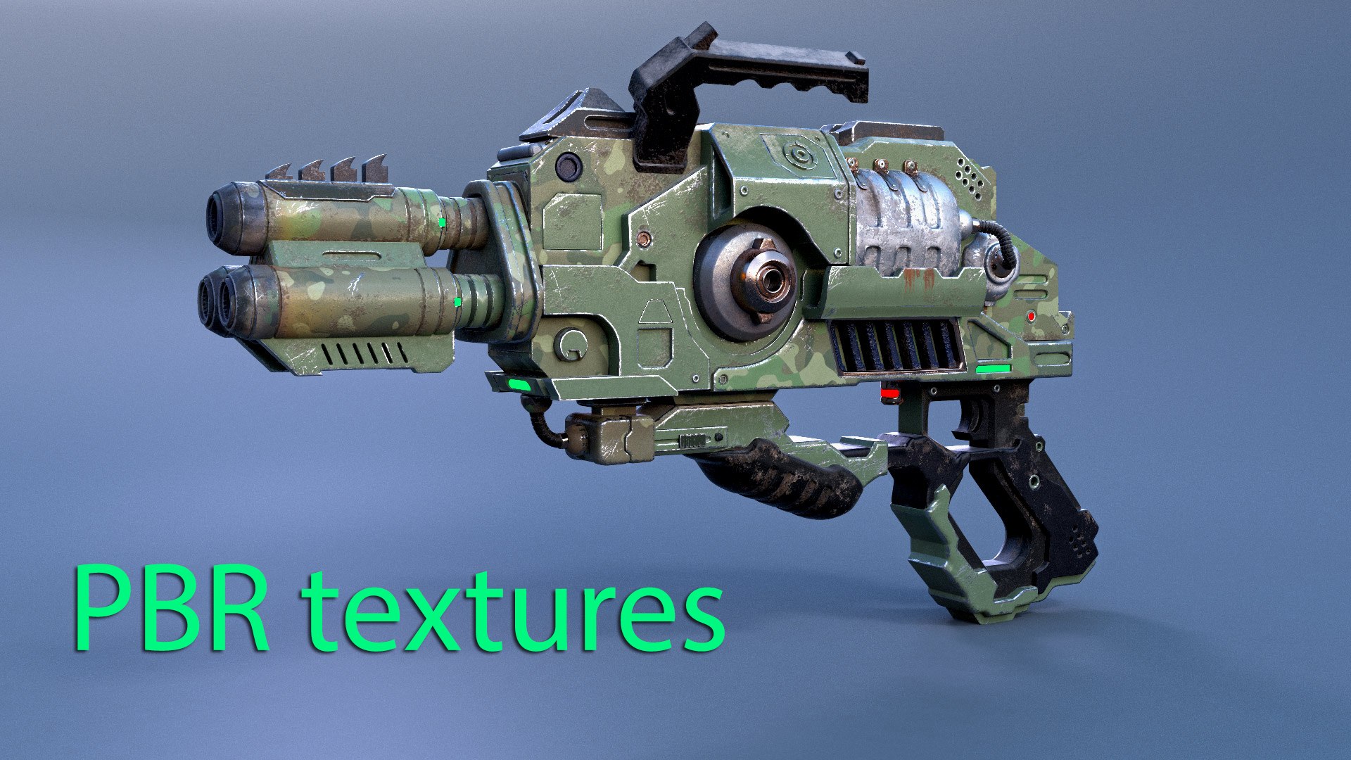3D Alien Gun Model - TurboSquid 1288603