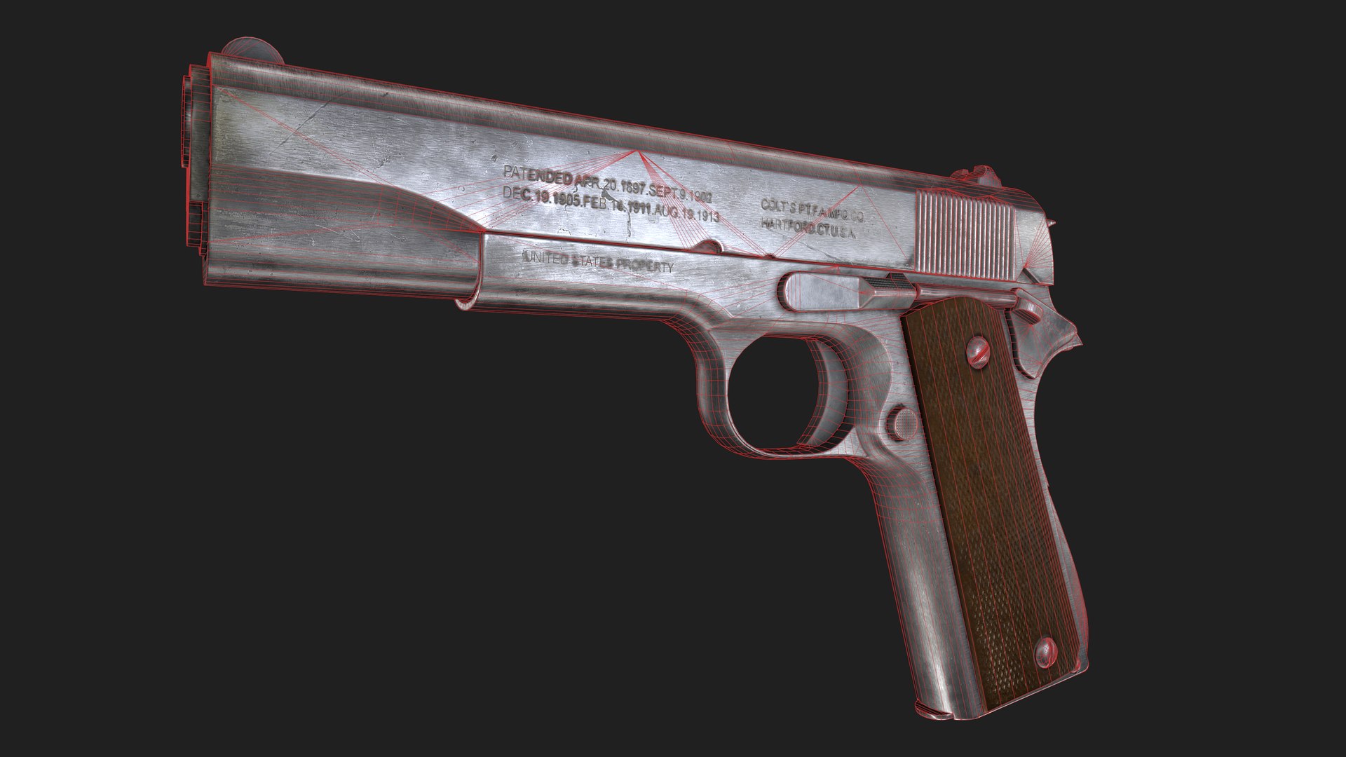 M1911 Model - TurboSquid 1817978