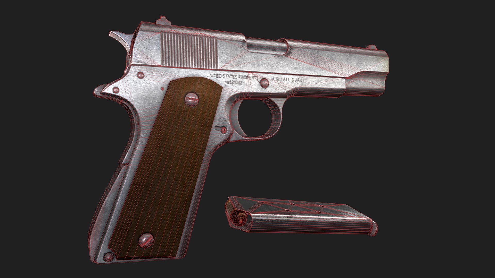 M1911 Model - TurboSquid 1817978