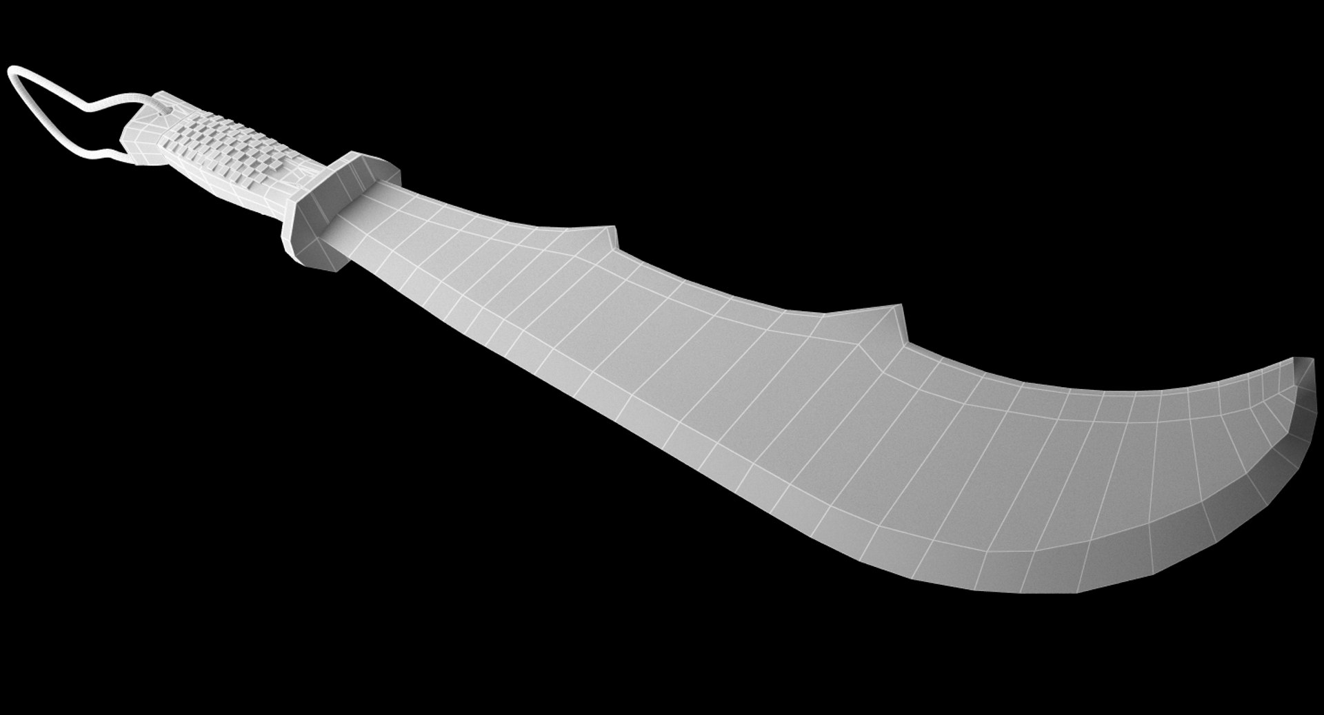 Realistic Fantasy Sword Dxf