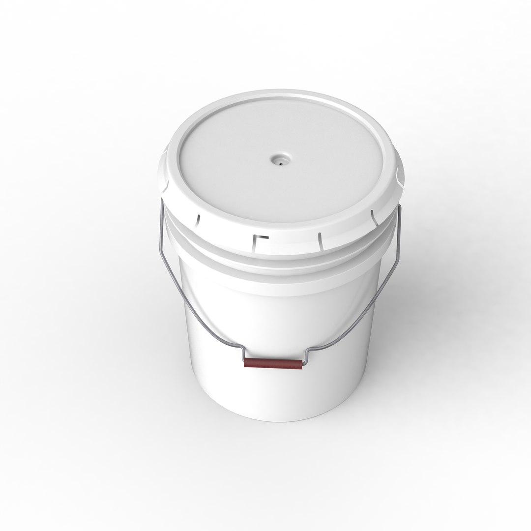 5 Gallon Bucket 3D Model - TurboSquid 1551217