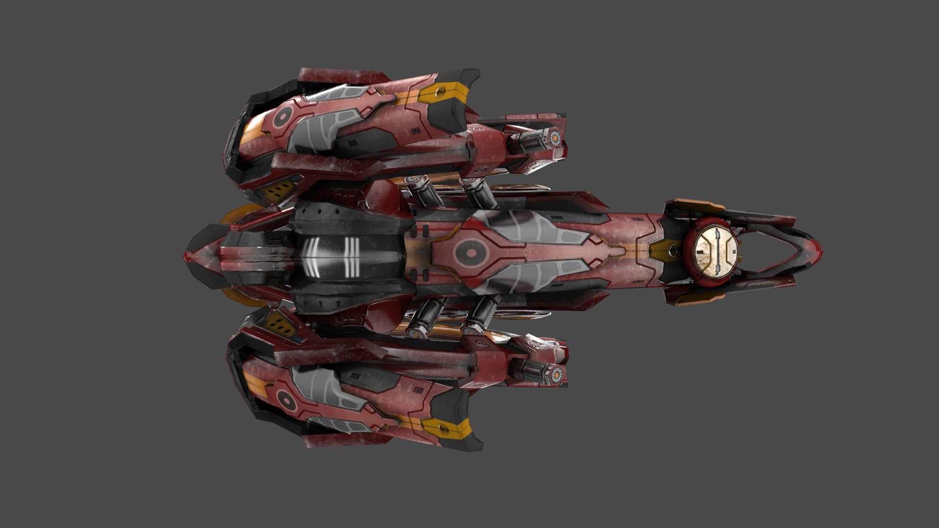 Manga Drone 3d Model