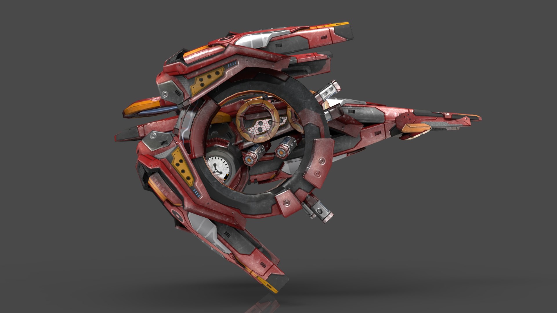 Manga Drone 3d Model