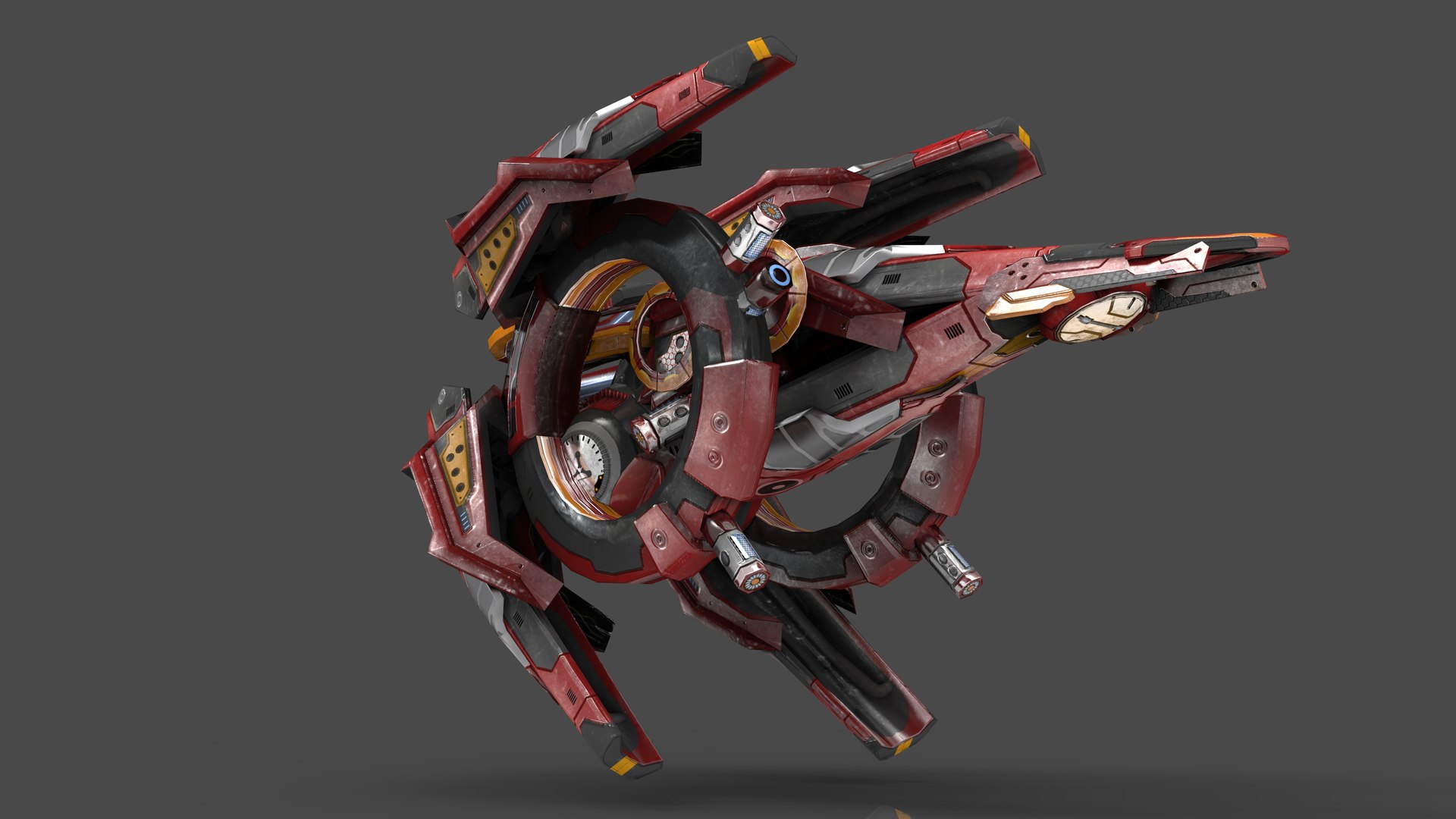 Manga Drone 3d Model