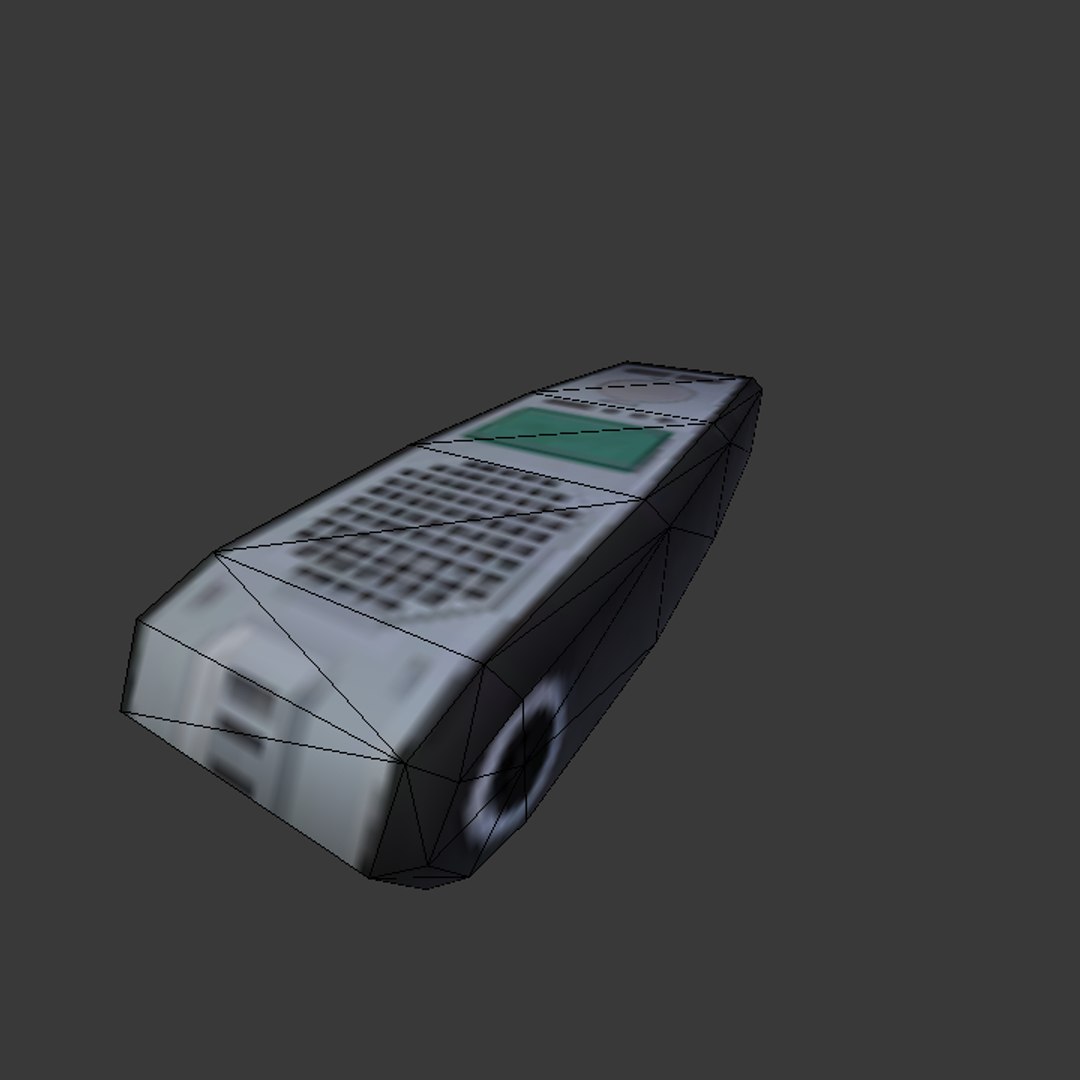 3d Model Dictator Phone