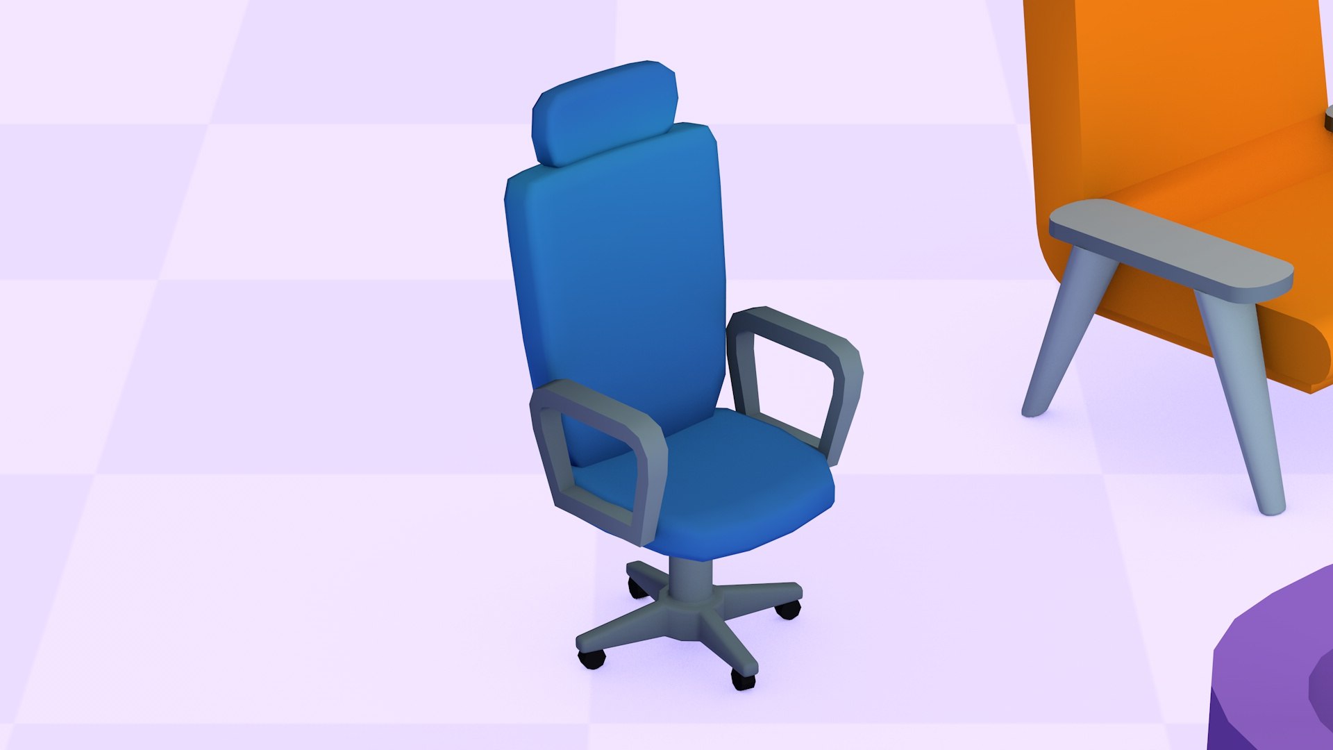 Low Poly - Chairs And Sofas 3D - TurboSquid 2328751