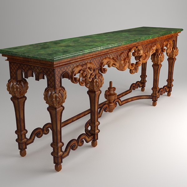 Console Table 3D Models for Download | TurboSquid