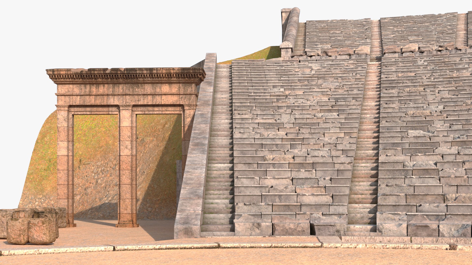 3D Model Ancient Amphitheater Of Epidaurus - TurboSquid 2283338