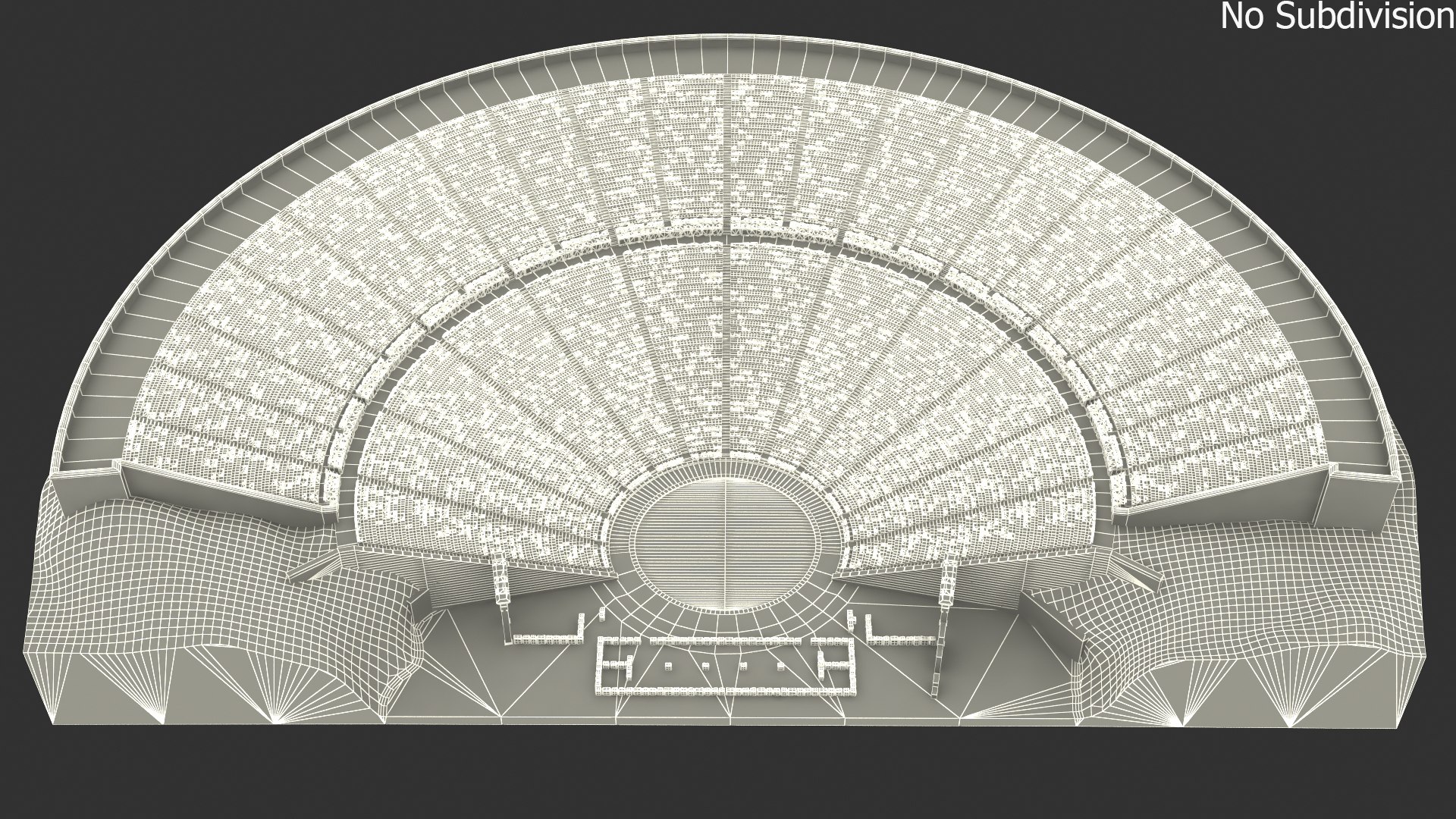 3D Model Ancient Amphitheater Of Epidaurus - TurboSquid 2283338