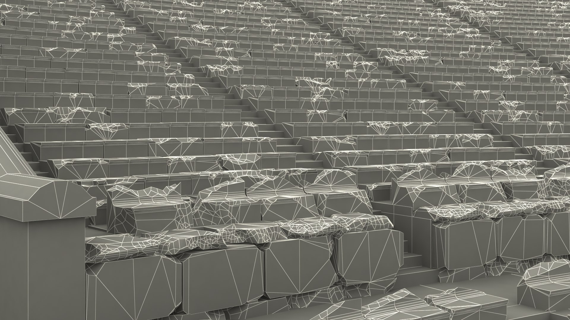 3D Model Ancient Amphitheater Of Epidaurus - TurboSquid 2283338