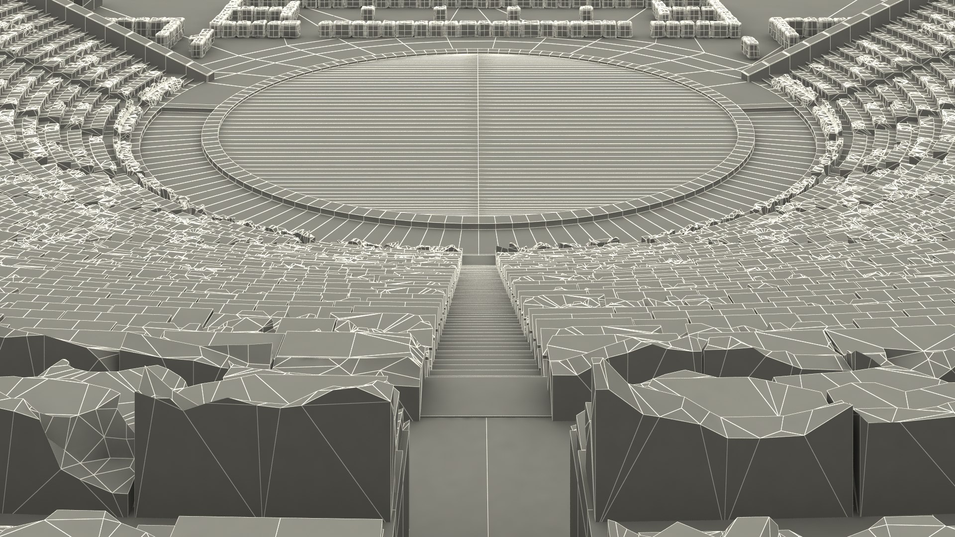 3D Model Ancient Amphitheater Of Epidaurus - TurboSquid 2283338