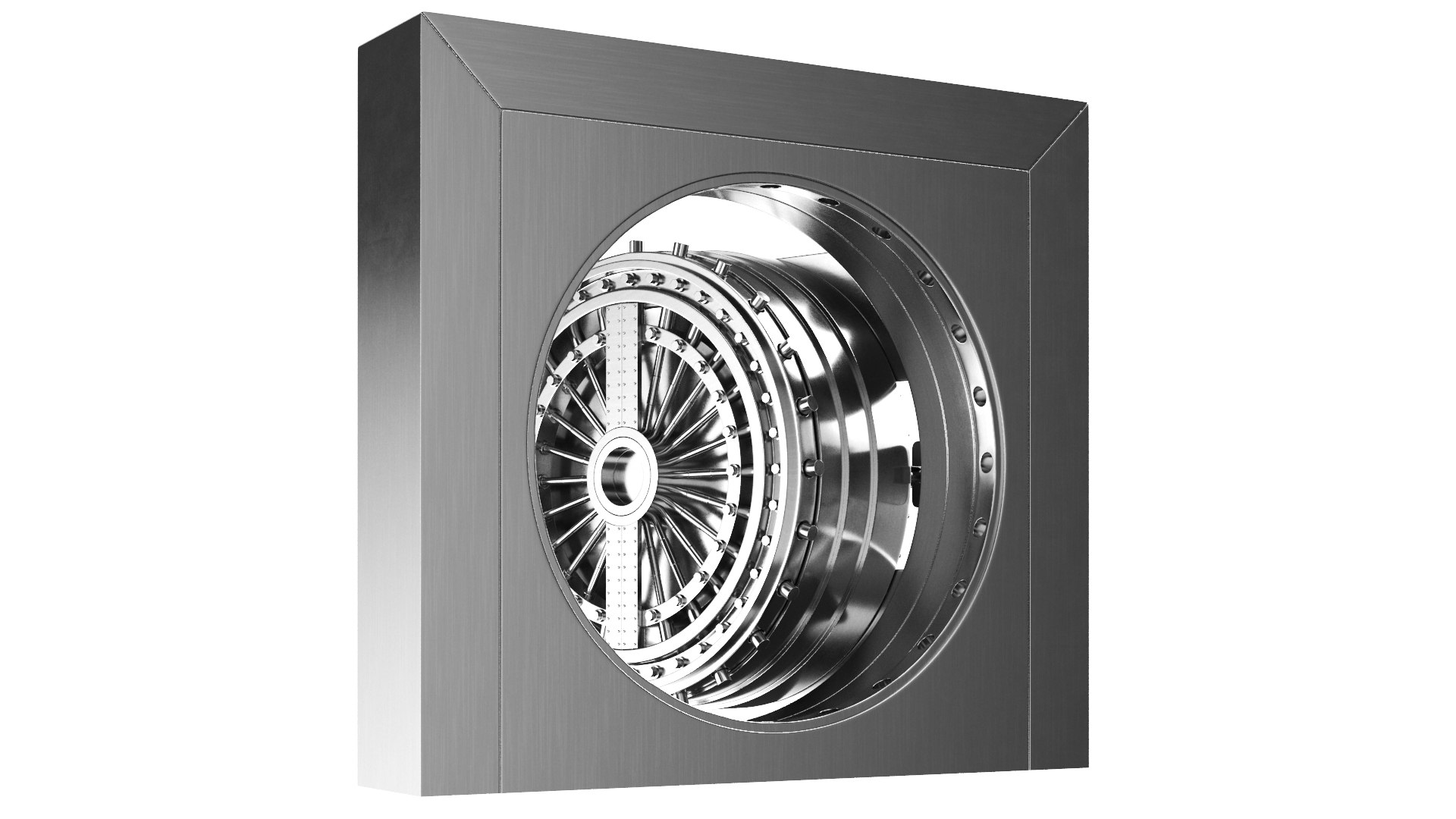 3D Detailed Bank Vault Door - TurboSquid 2216190