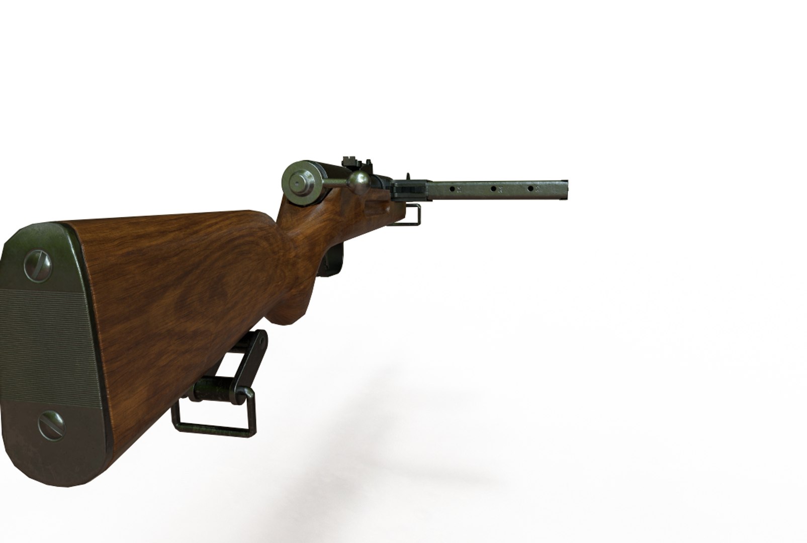 3D Bergmann Mp35 Submachine Gun - TurboSquid 1241449