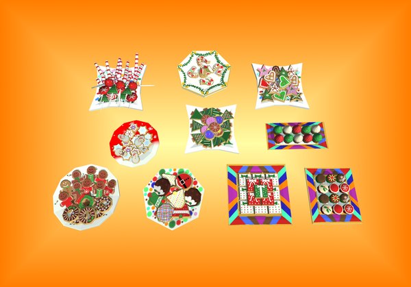 mega cookies sweets pack fbx