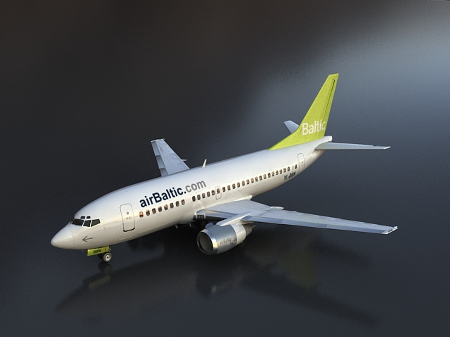 Accurate B 737-500 3d Model