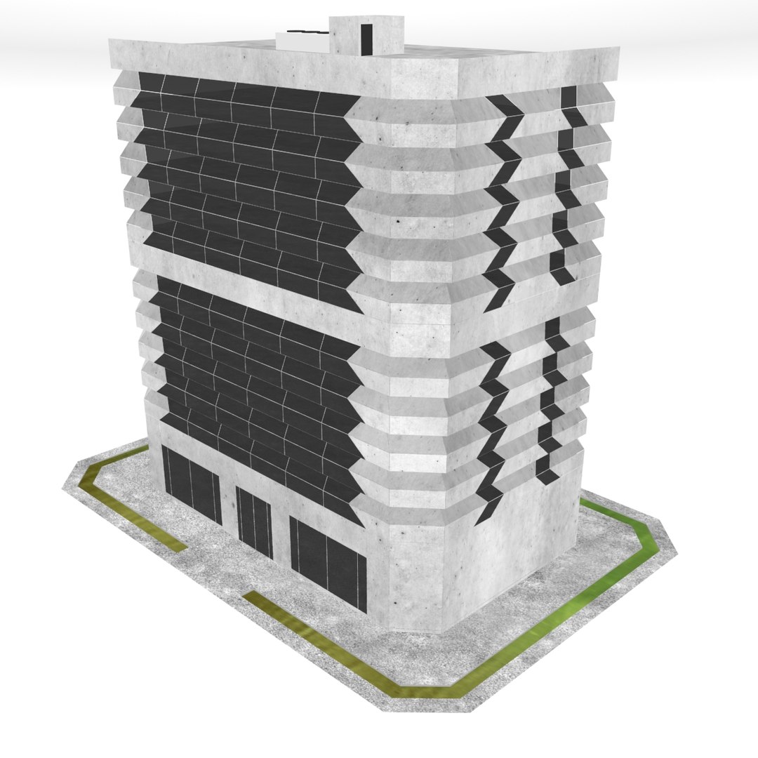 Office Build 27 3d Model