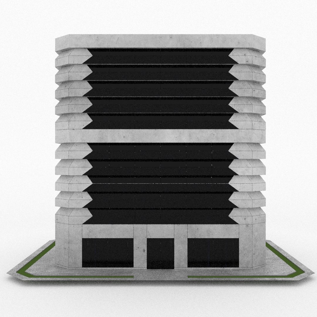 Office Build 27 3d Model