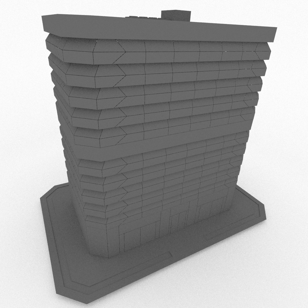 Office Build 27 3d Model