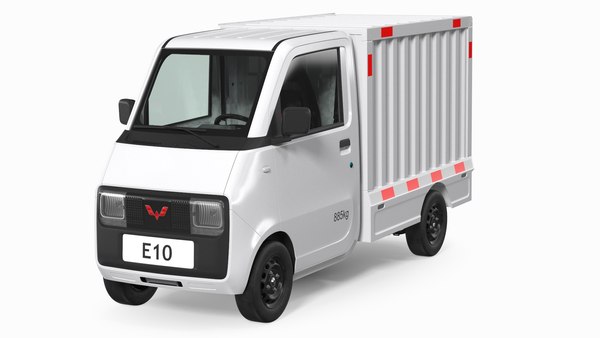 modelo 3d Camioneta Wuling E10 Mini Color Gris - TurboSquid 2157011