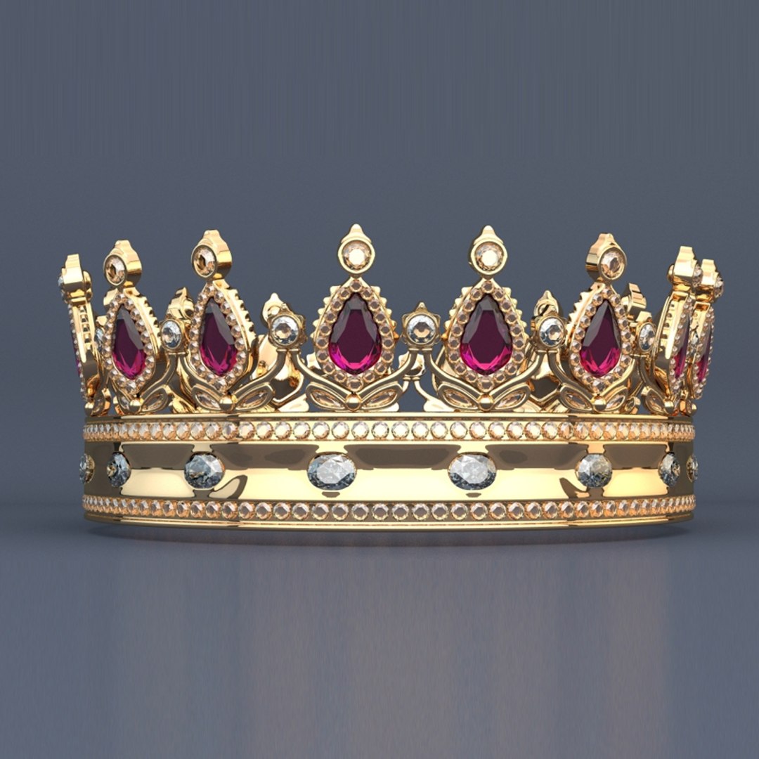 3D Crown - TurboSquid 1212356