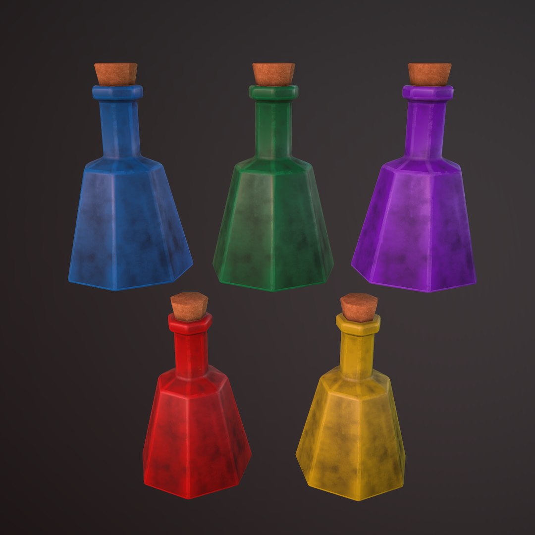 3D potion model - TurboSquid 1473969