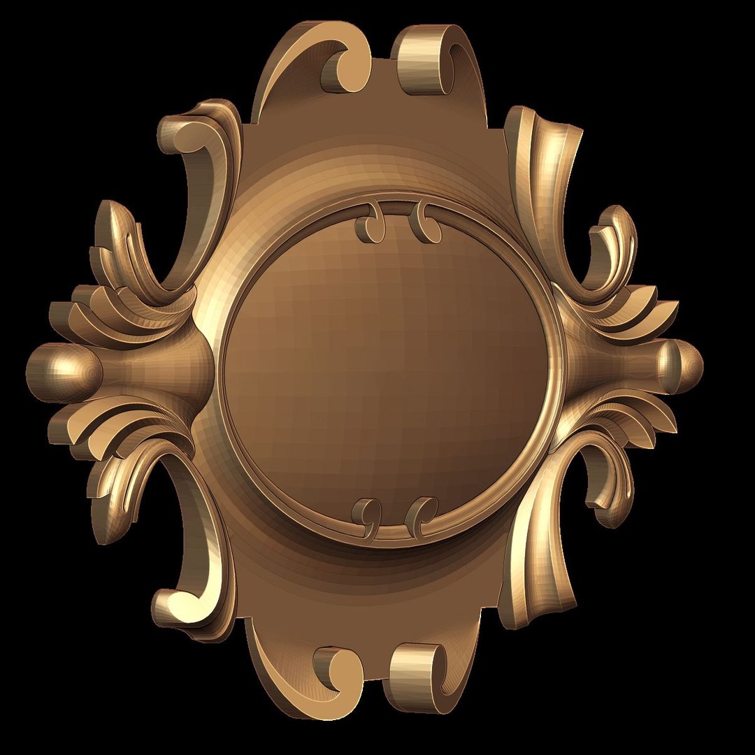 Decor Element Stl Cnc 3ds