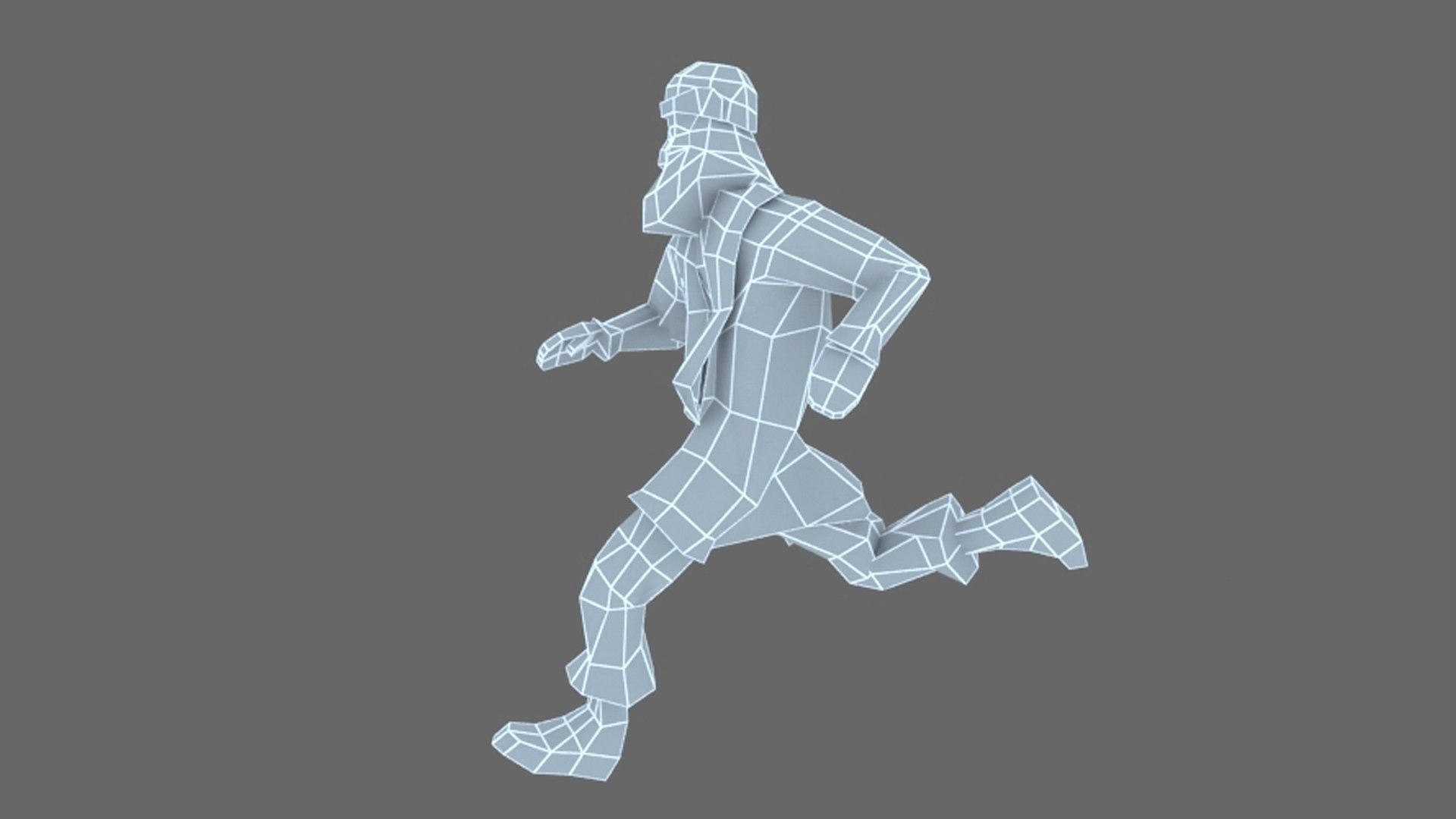 3D Low Poly Hobo Character Model - TurboSquid 1916321