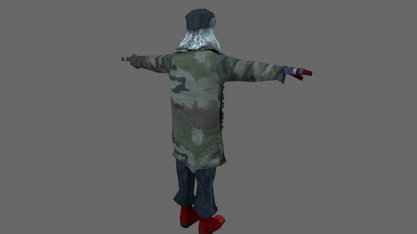3D Low Poly Hobo Character model - TurboSquid 1916321