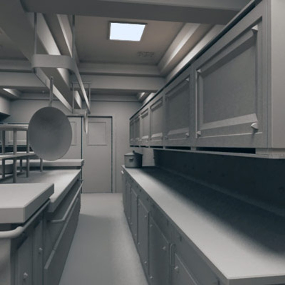 3d Restaurant Kitchen Model