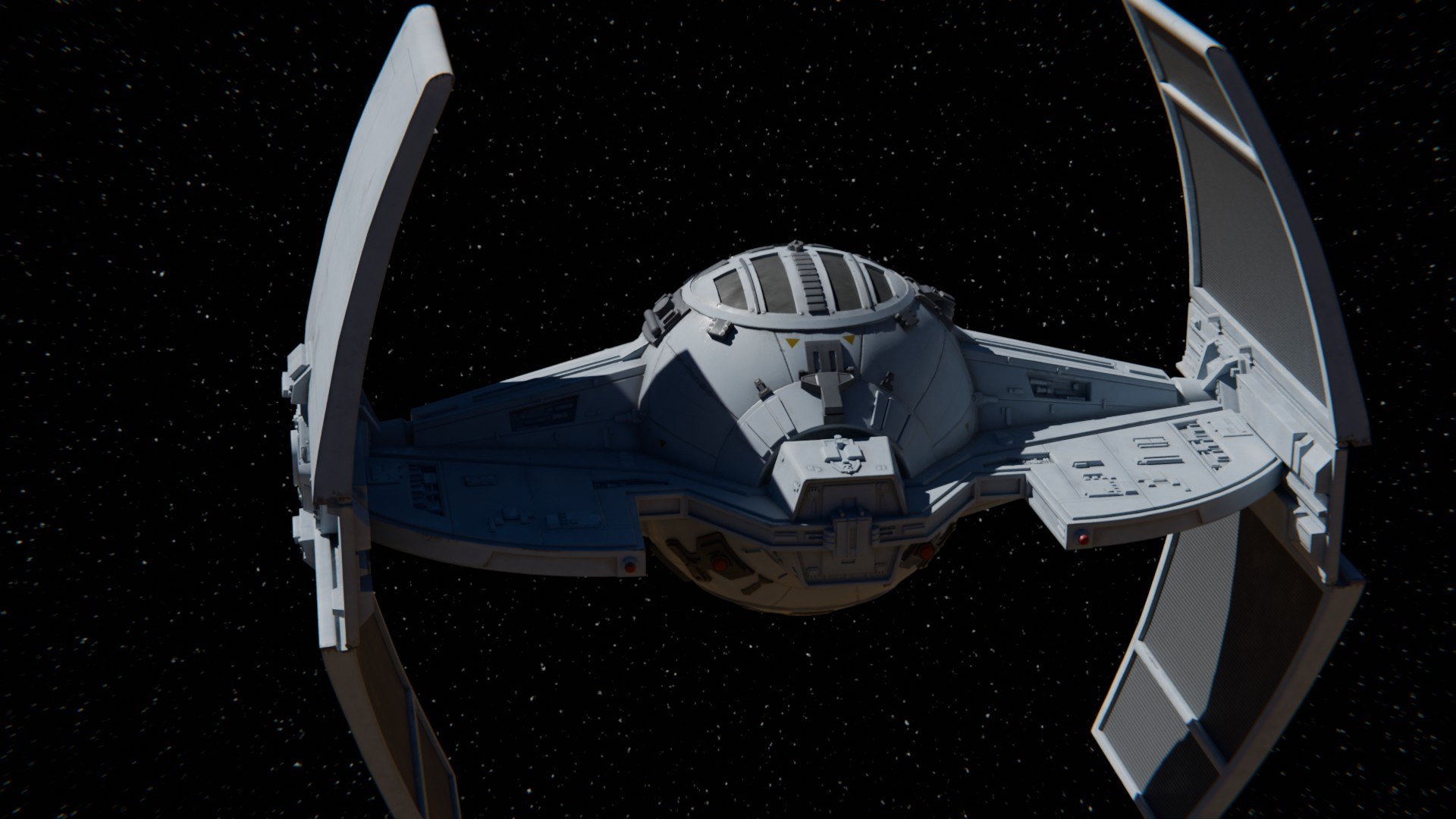 Star Wars TIE Advanced V1 3D Model - TurboSquid 2330321