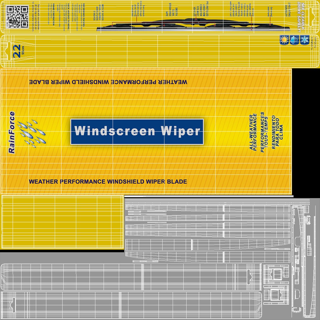 3D model Windscreen Wiper in Packaging - TurboSquid 2003438