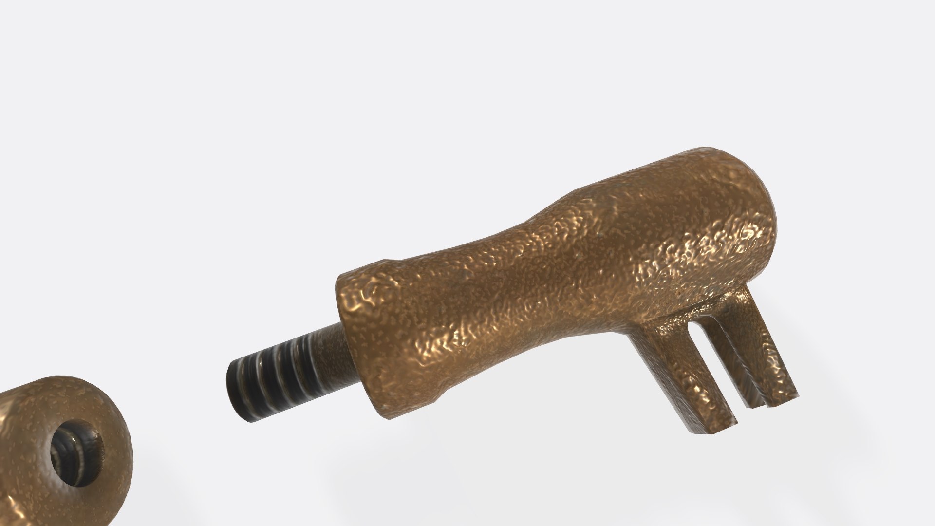 Two-part Key 3D Model - TurboSquid 2005784