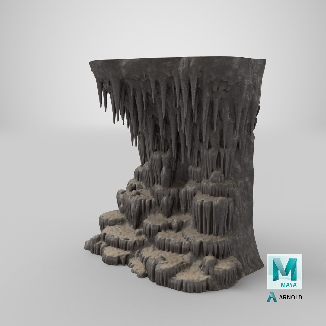 Cave Stalagmites 11 PBR 3D Model - TurboSquid 2024360