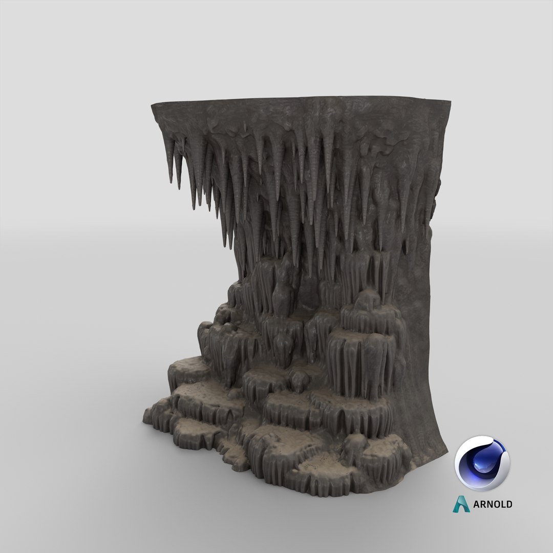 Cave Stalagmites 11 PBR 3D Model - TurboSquid 2024360