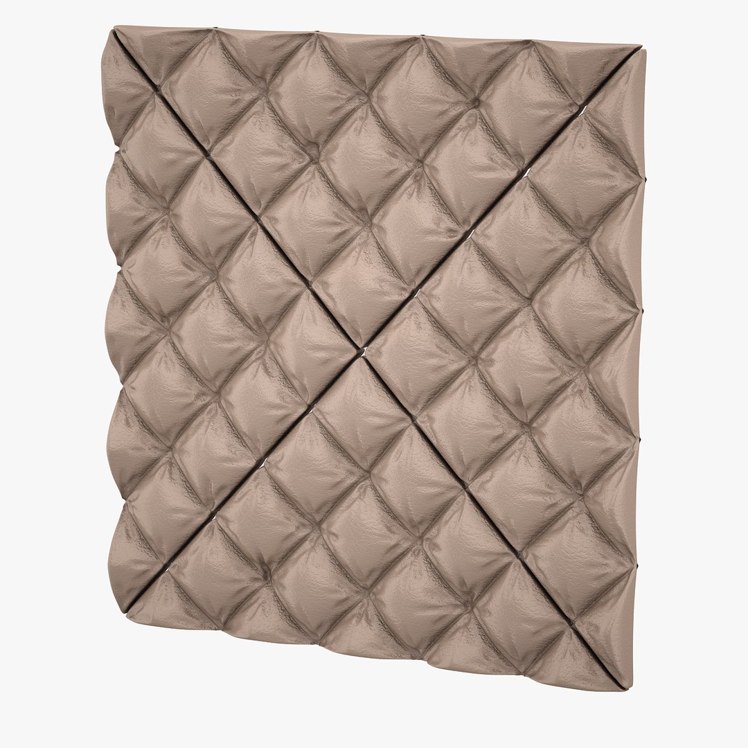 capitone wall panel 3d max