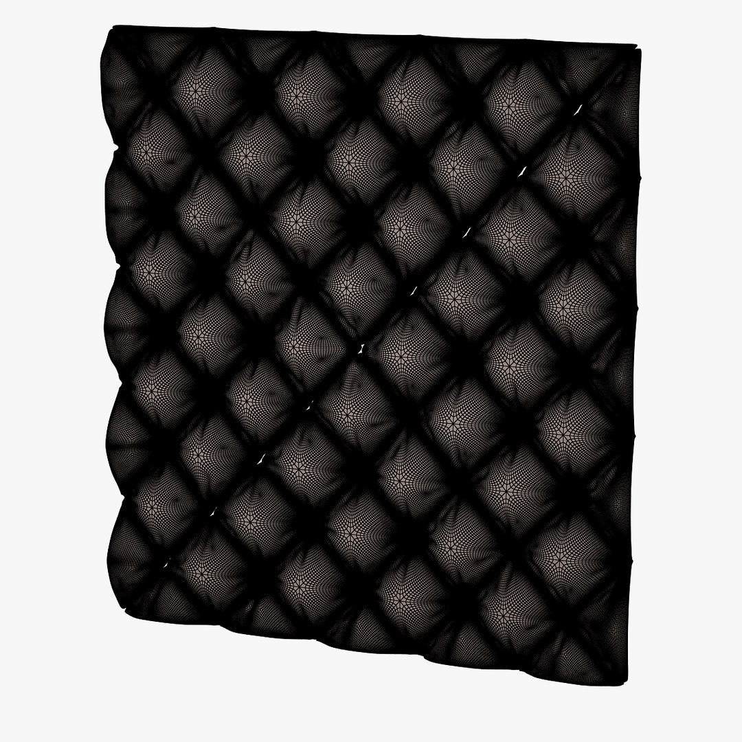 capitone wall panel 3d max