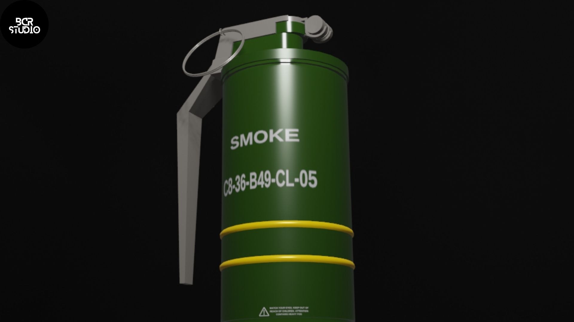 3D Smoke Bomb model - TurboSquid 2112071